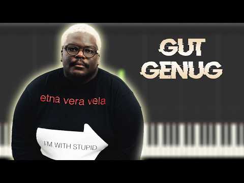 KITSCHKRIEG, Blumengarten & Shirin David - Gut genug | Piano Tutorial / Partitura / Karaoke / MIDI