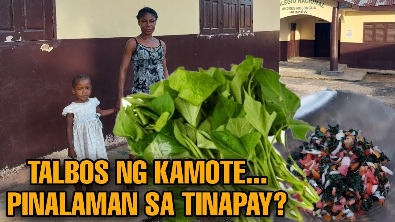 TALBOS NG KAMOTE... KAHIT ANONG PAGKAIN IPAPALAMAN SA TINAPAY... PERO ...