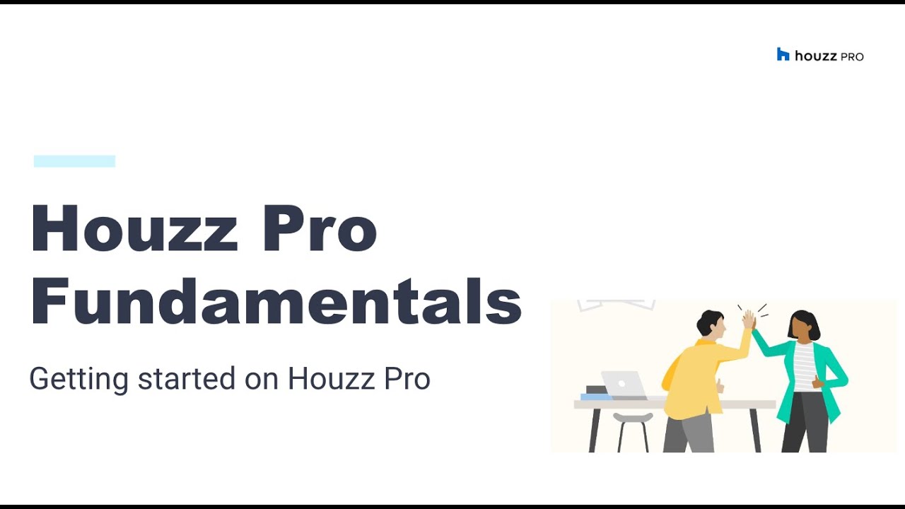 Houzz Workshop 16 - Getting started on Houzz Pro - YouTube