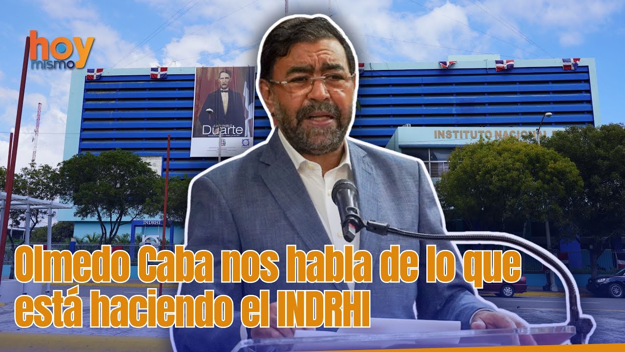 Olmedo Caba nos habla de lo que está haciendo el INDRHI. - YouTube