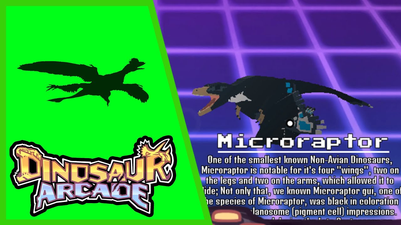Microraptor - Dinosaur Arcade - YouTube
