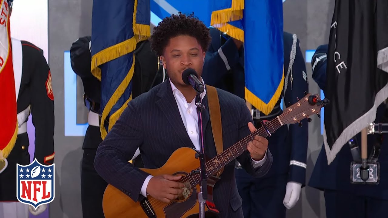 Caleb Carroll Performs the National Anthem at the 2024 NFL Draft ...