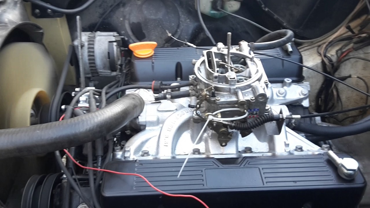 Rover V8 4.6l Landrover 110 first start-up - YouTube