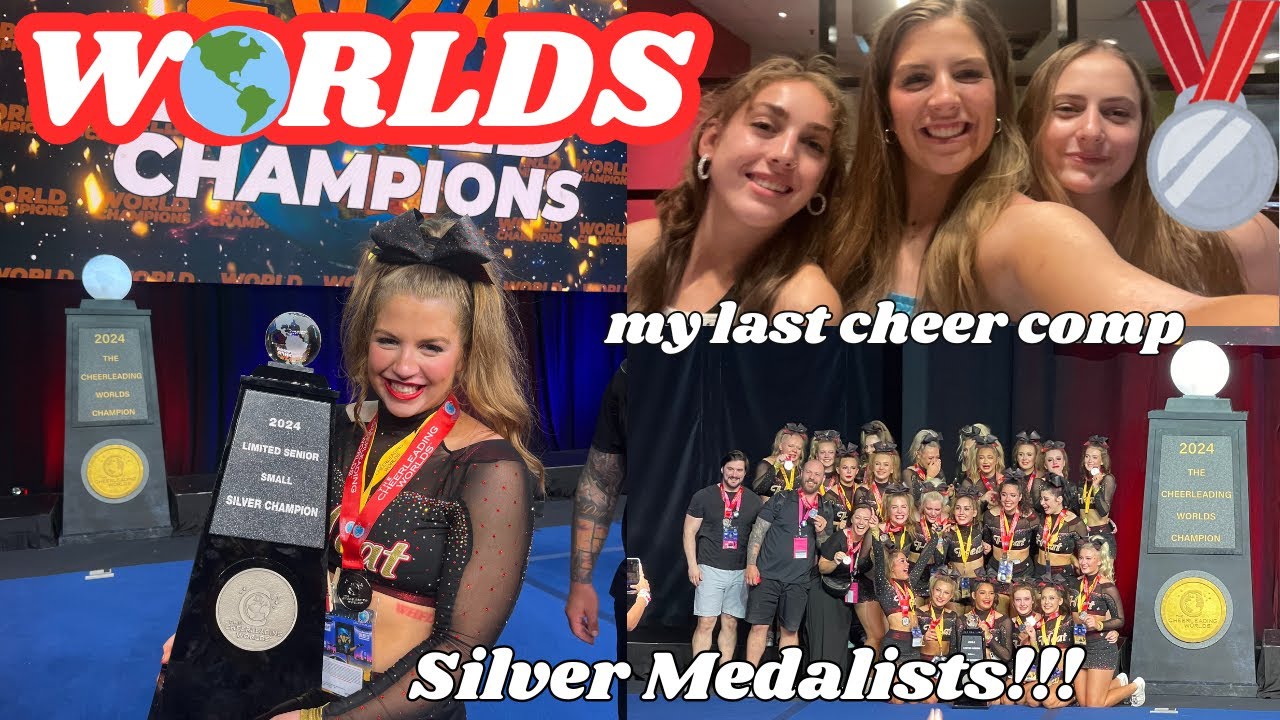WORLDS SILVER MEDALIST// Best Comp EVER // the end of my cheer career ...