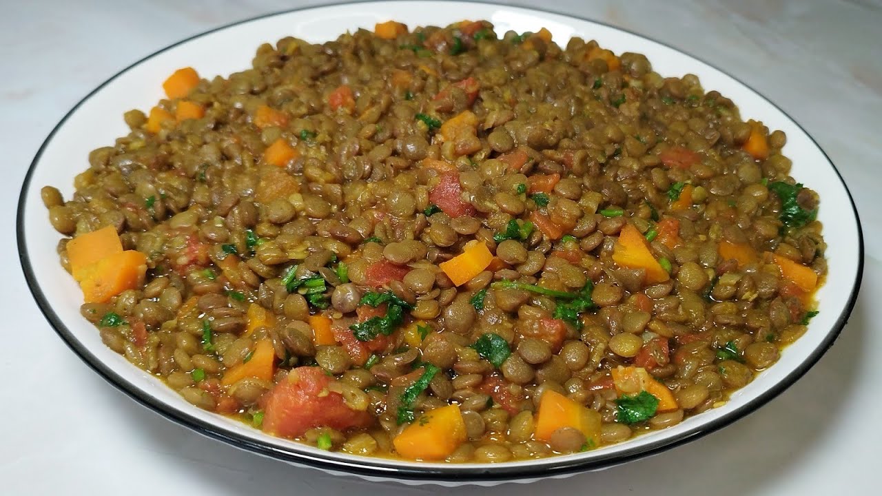 Lentils Stew. How to cook lentils. Kenyan Food. - YouTube
