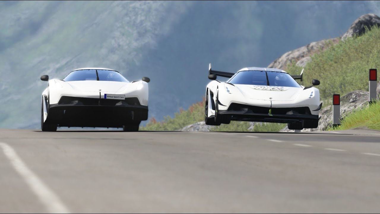 Koenigsegg Jesko Absolut vs Koenigsegg Jesko at Highlands - YouTube
