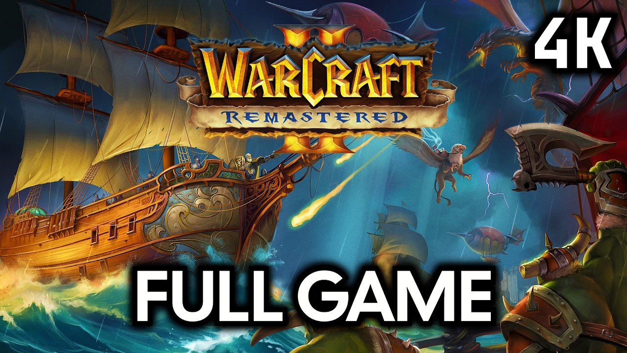 Warcraft 2: Tides of Darkness Remastered - Full Game [4K 60FPS] - YouTube