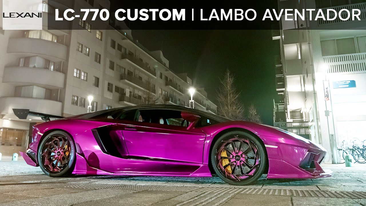 Fighting Star Lamborghini Aventador on LEXANI Wheels - YouTube