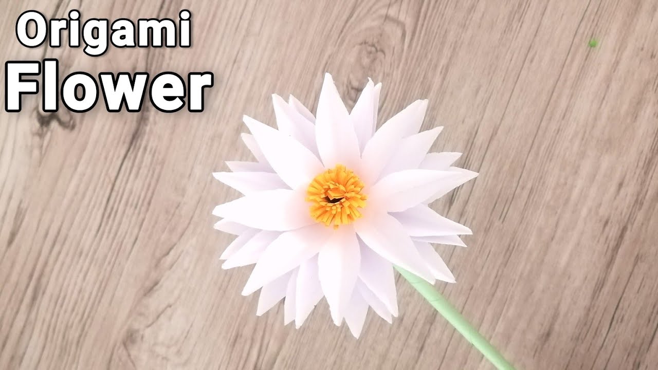 Origami Flower - Easy paper flowers - How to Make an Origami Flower ...