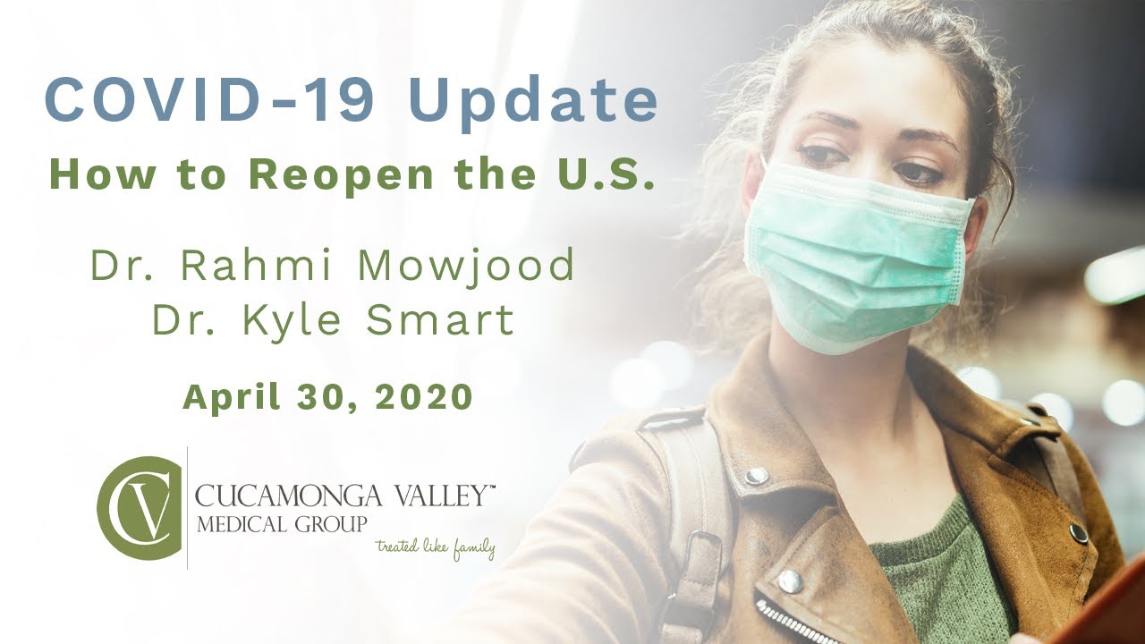 CVMG COVID Update: How to Reopen the U.S. Responsibly with Dr. Rahmi ...