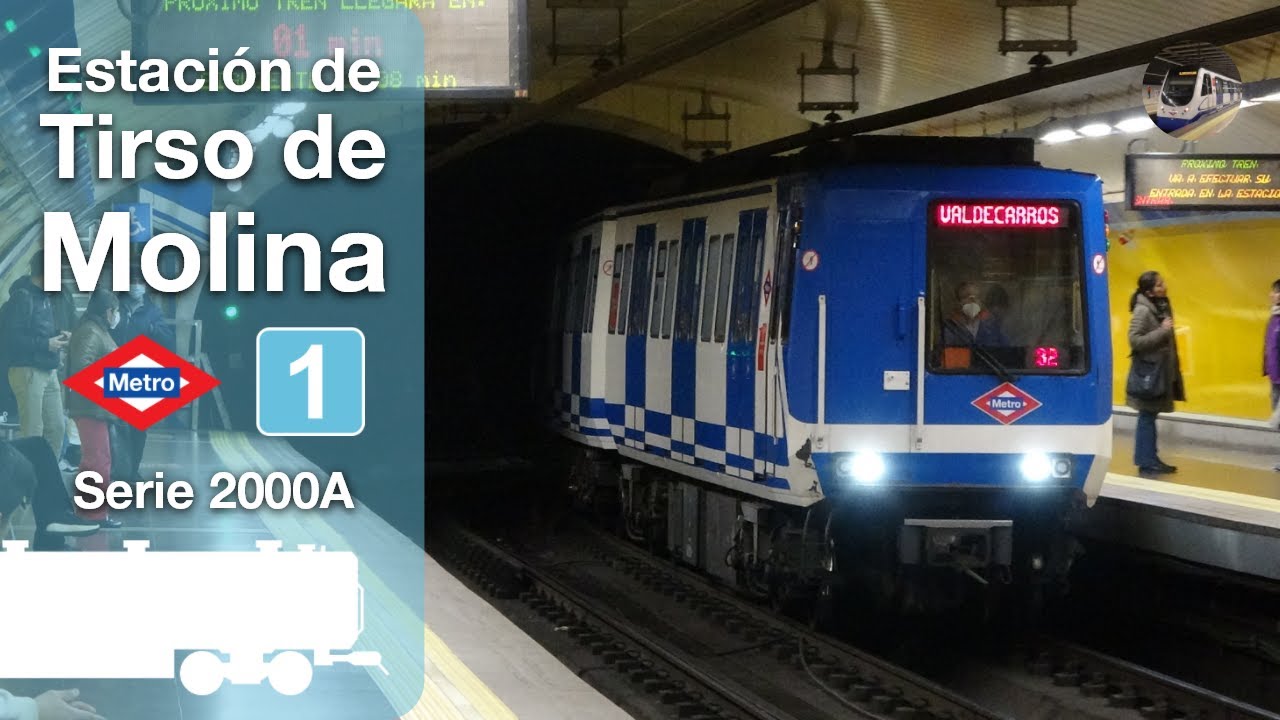 Circulaciones por la estación de Tirso de Molina L1 | Metro de Madrid ...