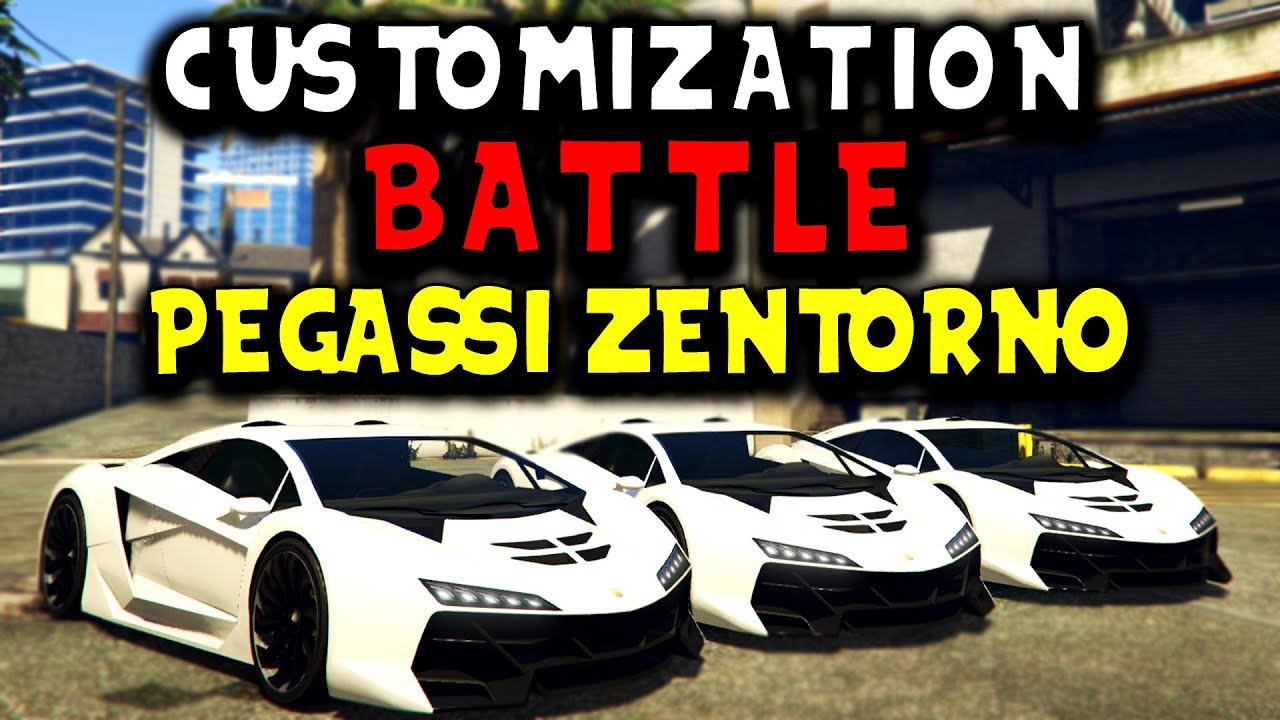 GTA V Customization Battle! | Pegassi Zentorno (with @HarmNone and @NPC ...