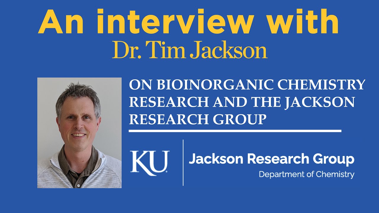 Interview with Dr. Tim Jackson | Research in Bioinorganic Chemistry ...