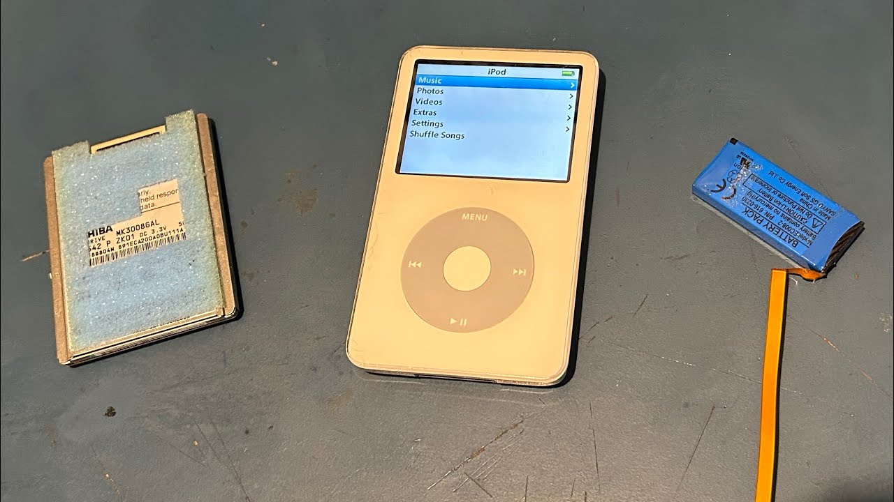 iPod Classic 5th Generation Battery & Hard Drive Replacement! - YouTube