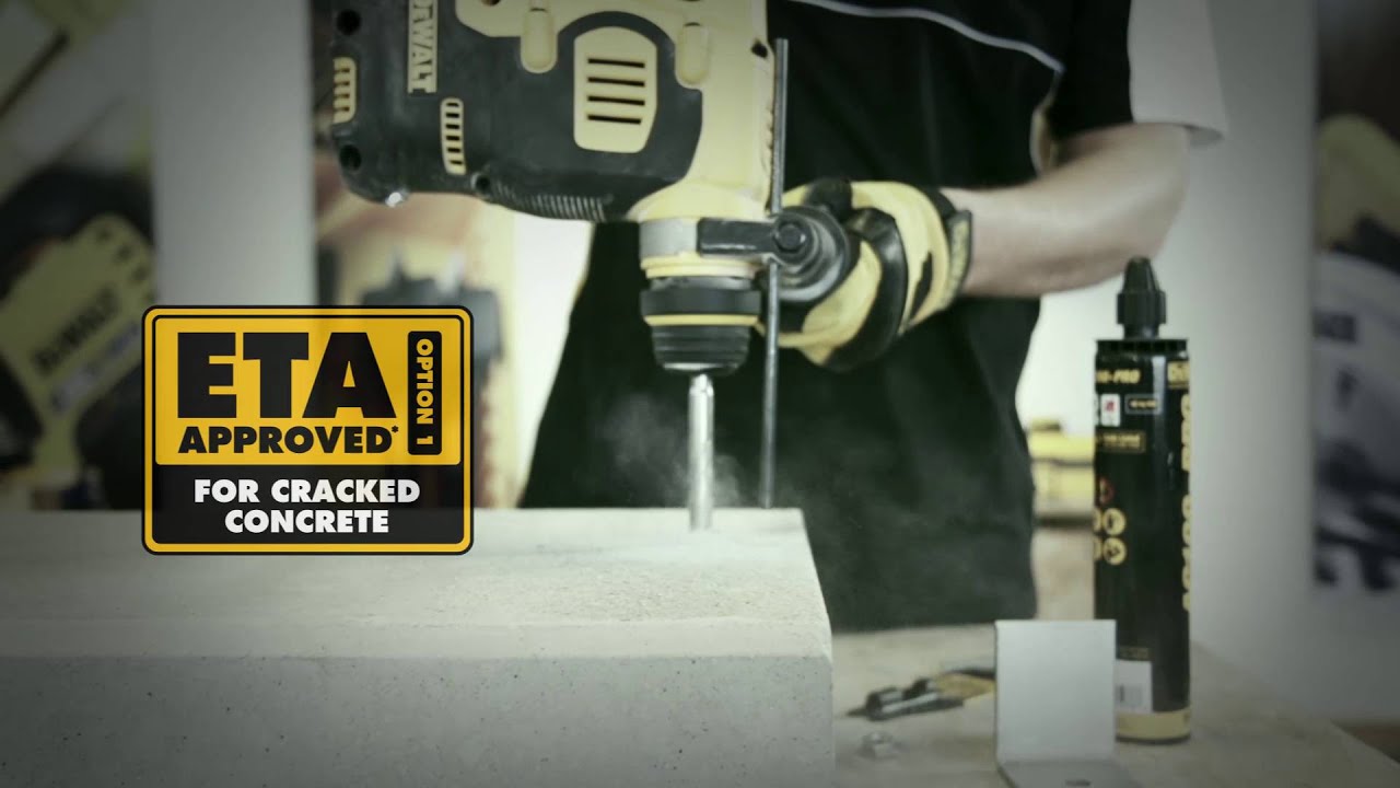 Screwfix - DeWalt AC100-PRO Styrene-Free Vinylester Resin 300ml - YouTube