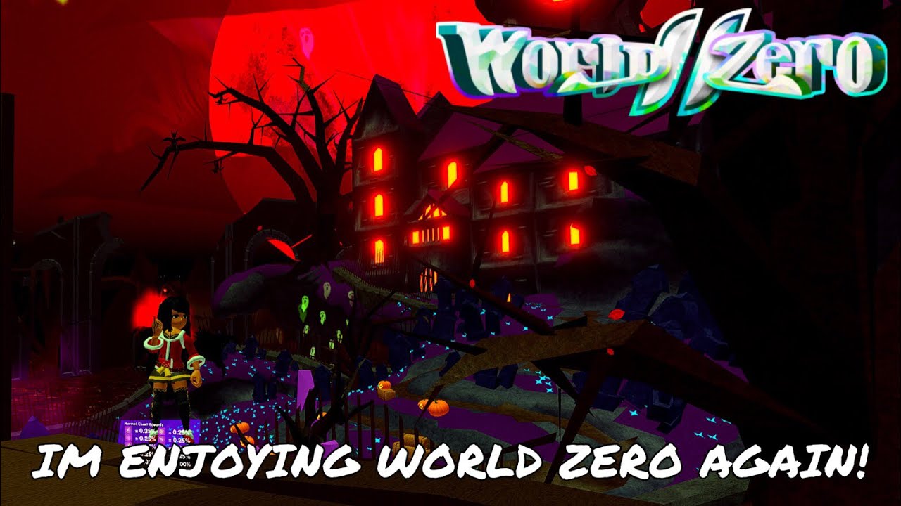 IM ENJOYING WORLD ZERO AGAIN! | Roblox | [World Zero Halloween Event] - YouTube