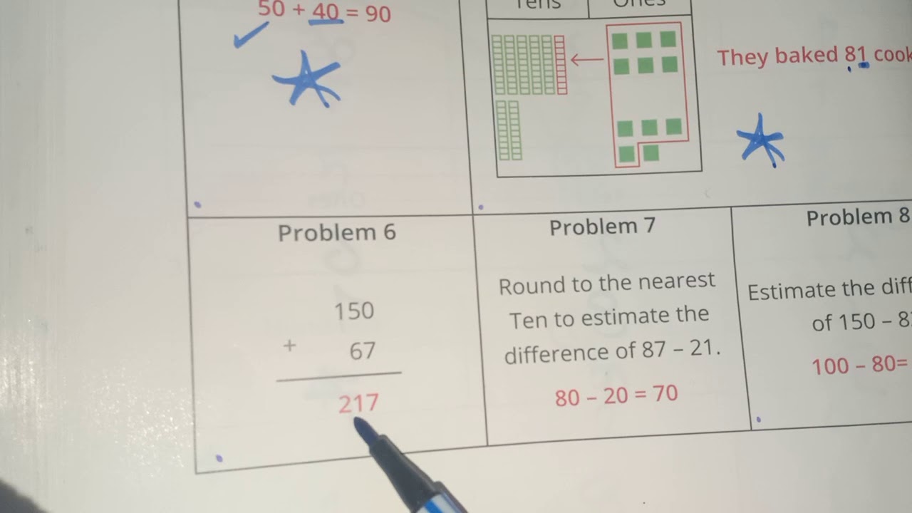 Math grade two lesson90 second term - YouTube