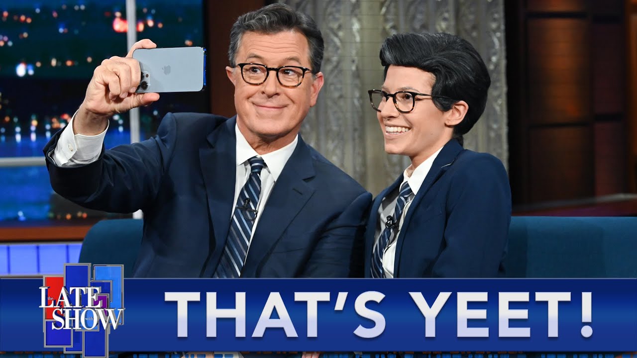 Stephen Colbert Presents: That's Yeet. Dabbing On Fleek, Fam! - Grandma ...
