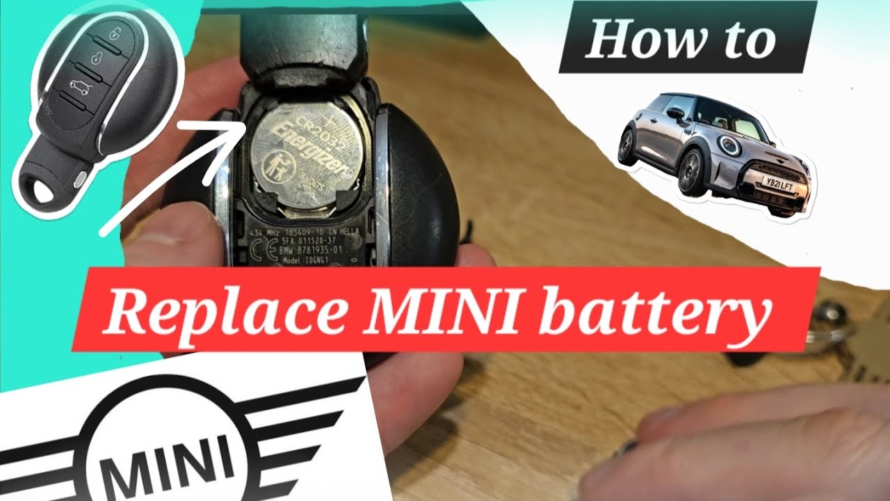 How to replace MINI car key battery! 2014 to 2024 #guide #mini - YouTube