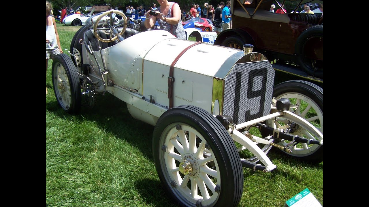 Mercedes 1908 Grand Prix Brookland - YouTube