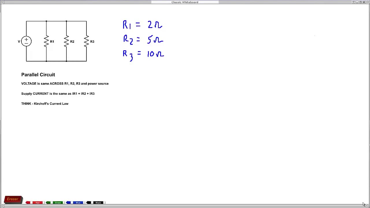 #easyway to calculate current, resistance and voltage in parallel ...