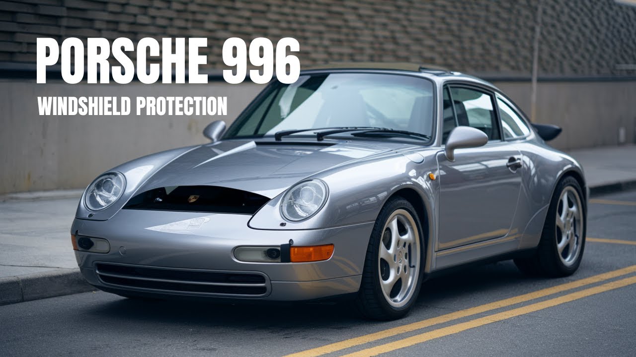 Porsche 996 Gets a Windshield Skin | Protective Film Installation - YouTube
