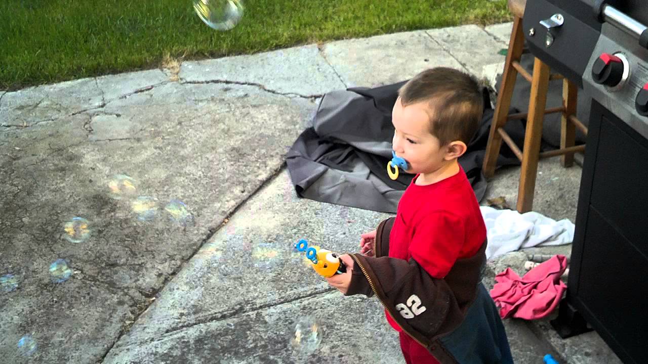 Logan Blowing Bubbles Youtube