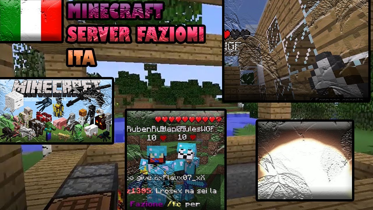 Costruiamo la base!! MInecraft Fazioni ITA - YouTube