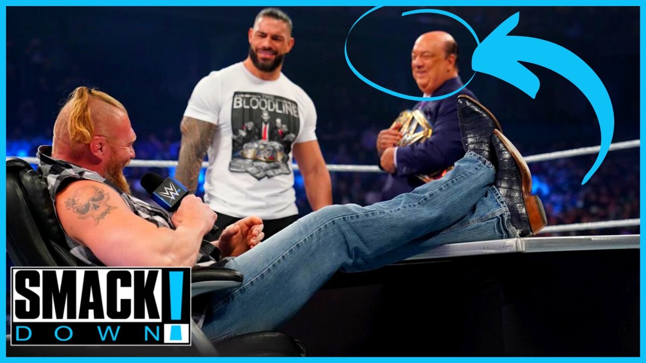 Universal Title Match Contract Signing With Reigns Lesnar SMACKDOWN Universal Title Match Contract Signing With Reigns Lesnar SMACKDOWN
