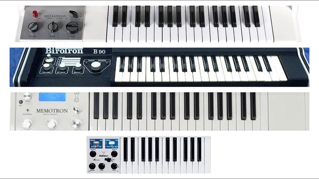 Mellotron, Birotron, Memotron, Mellotron Micro and... - YouTube