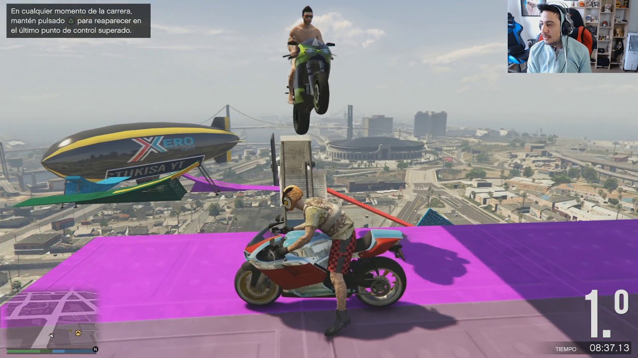 PANTALLAZO AZUL OTRA VEZ! Y LE HAGO NF! PARKOUR GTA V - YouTube
