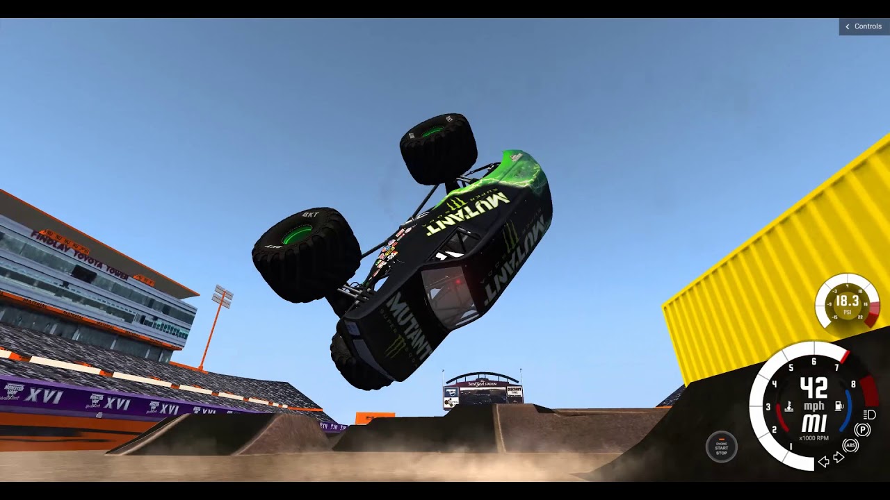 BeamNG Monster Jam: Mutant at World Finals 16 - YouTube