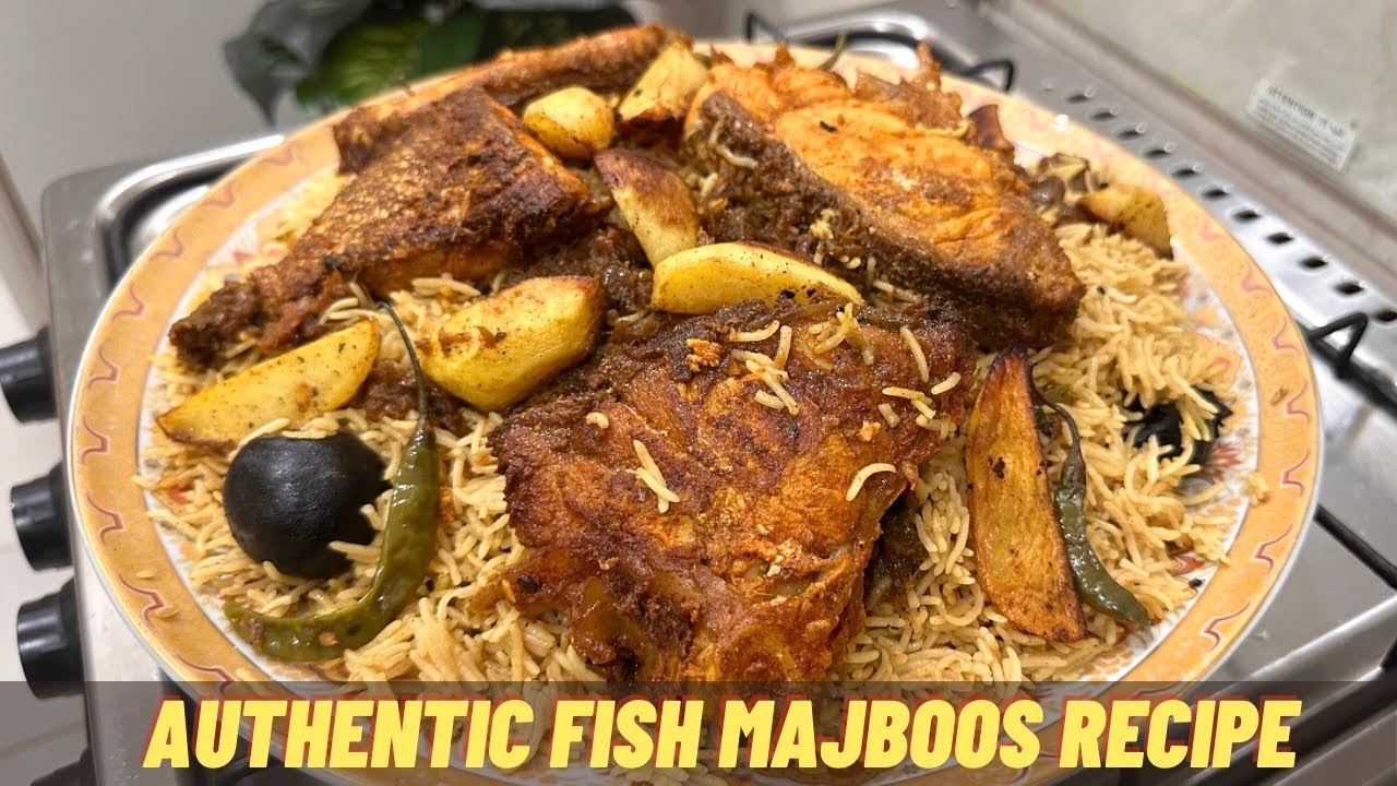 Traditional Majboos Recipe||Fish Majboos ||ഫിഷ് മജ്‌ബൂസ് ||Abifiroz ...