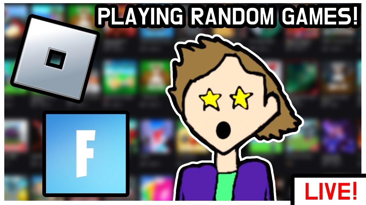 PLAYING RANDOM GAMES! HOP IN! 🔴 - YouTube