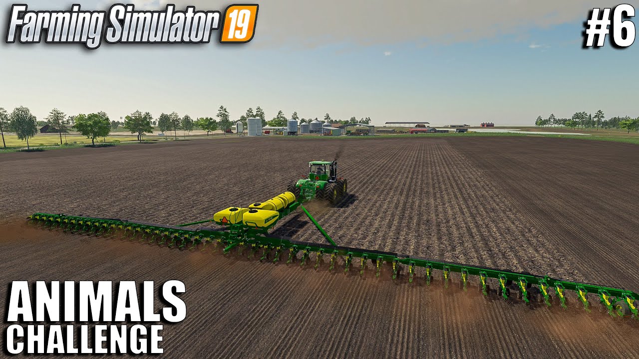 Planting Corn on the new field and more! | Animals Challenge ...