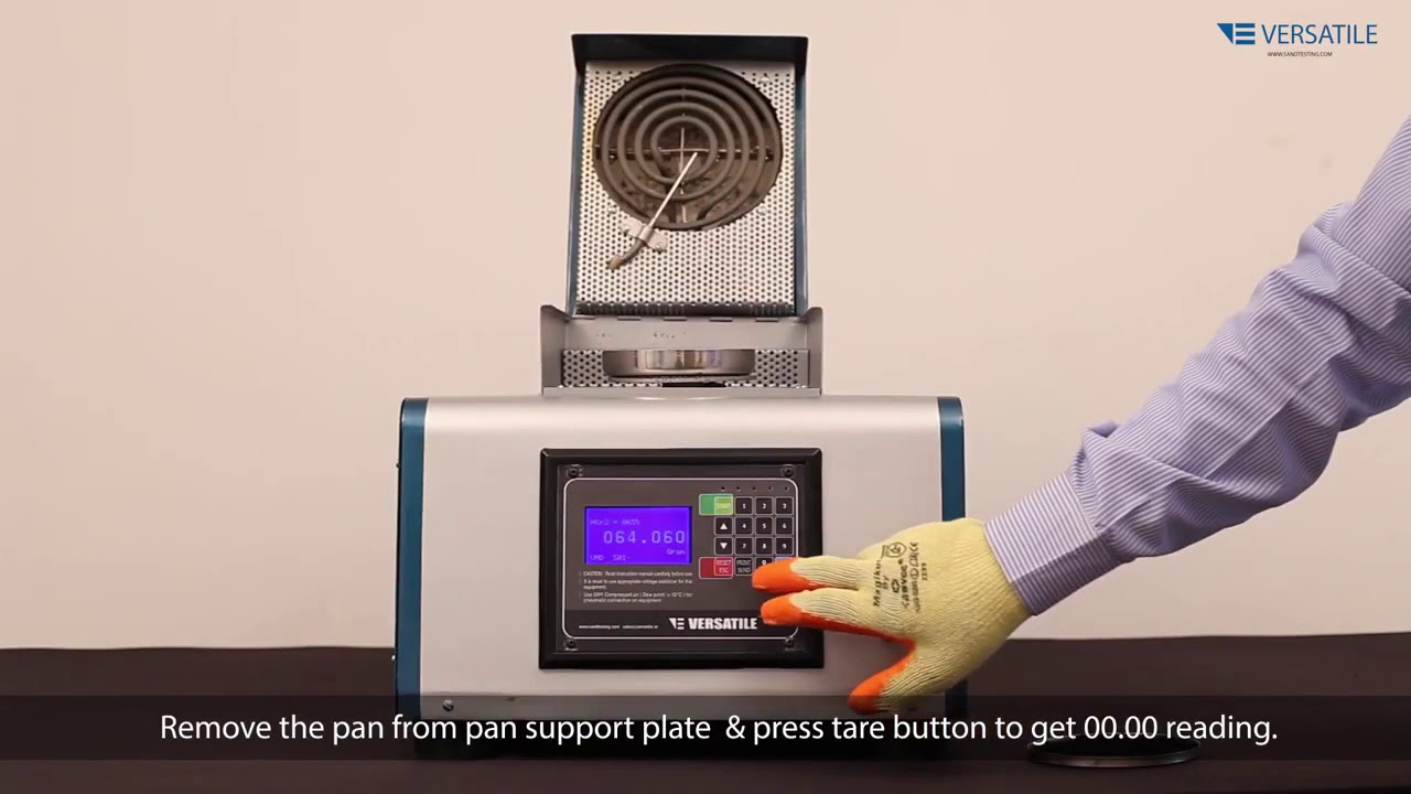 Foundry Sand Moisture testing demonstration - YouTube