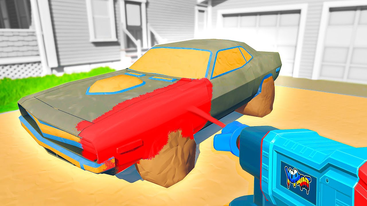 Deze Game is SUPER SATISFYING! (Spray Paint Simulator) - YouTube