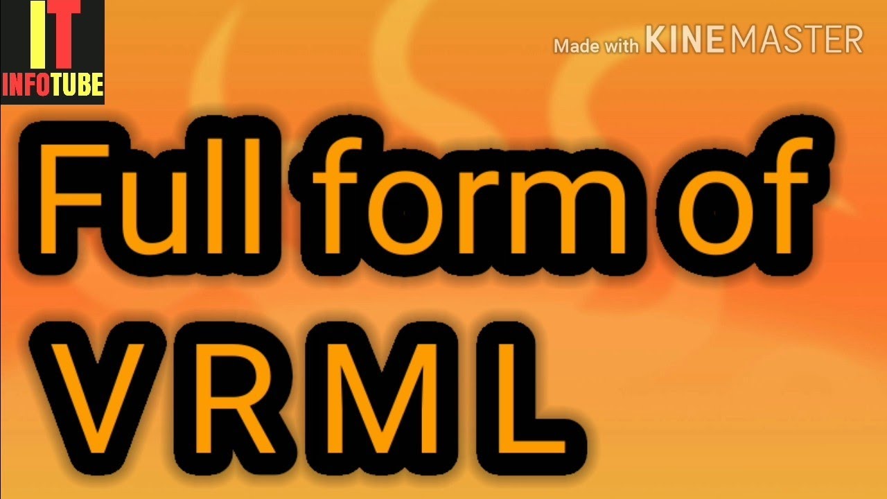 Full form of VRML | What is VRML - YouTube