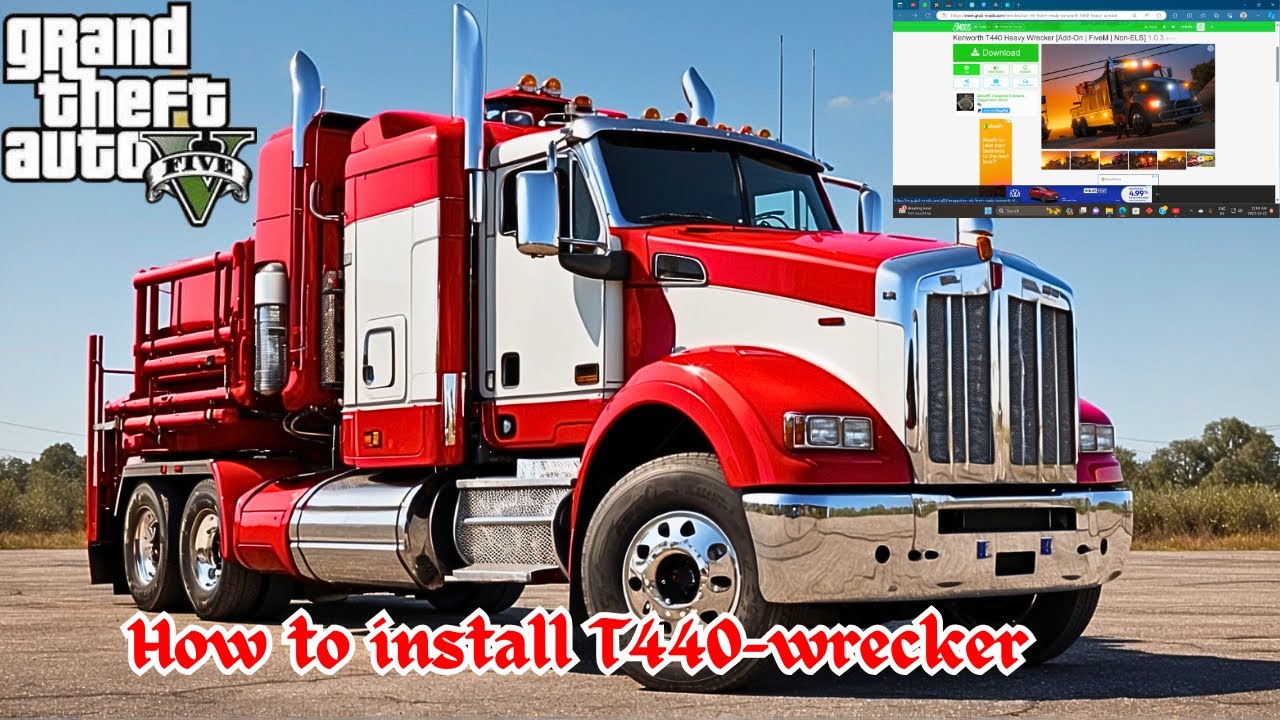 How to install Kenworth T440 Heavy Wrecker Singler player - YouTube