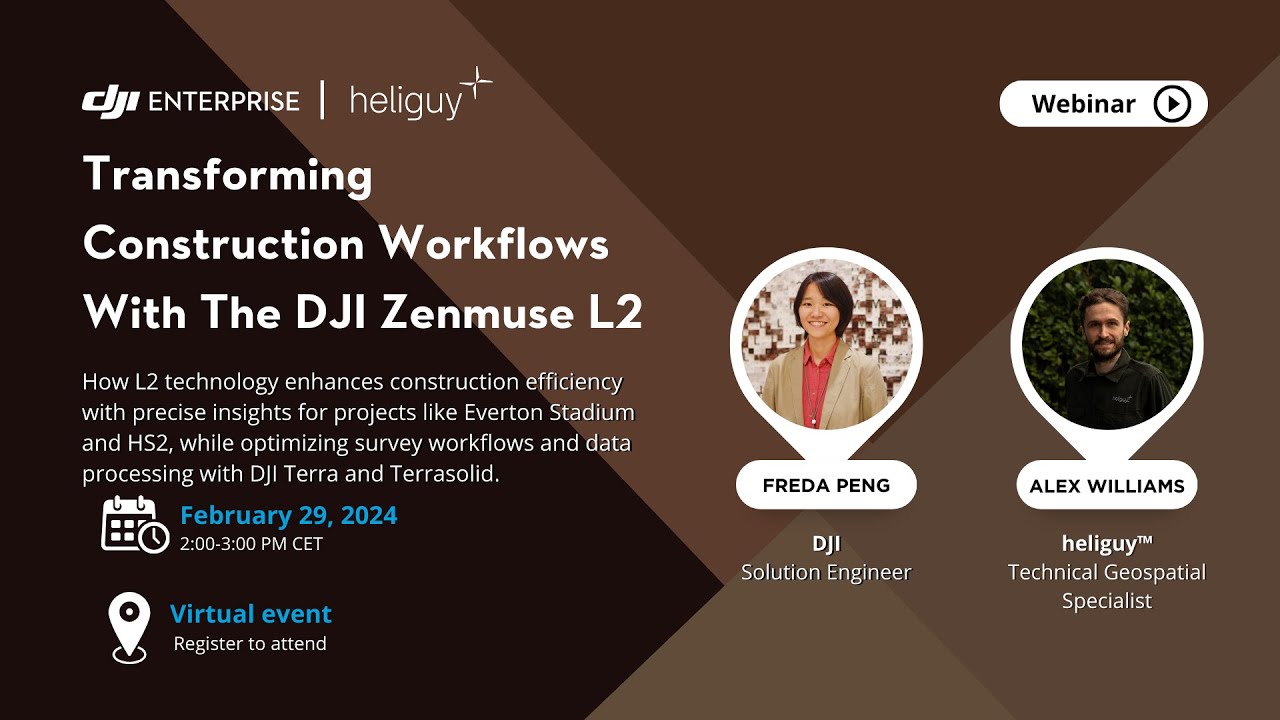 Transforming Construction Workflows with the DJI Zenmuse L2 - YouTube