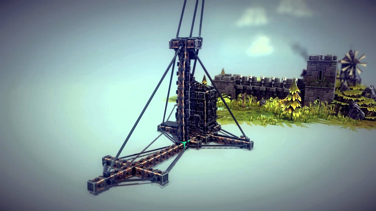 Besiege catapult & the crossbow - YouTube