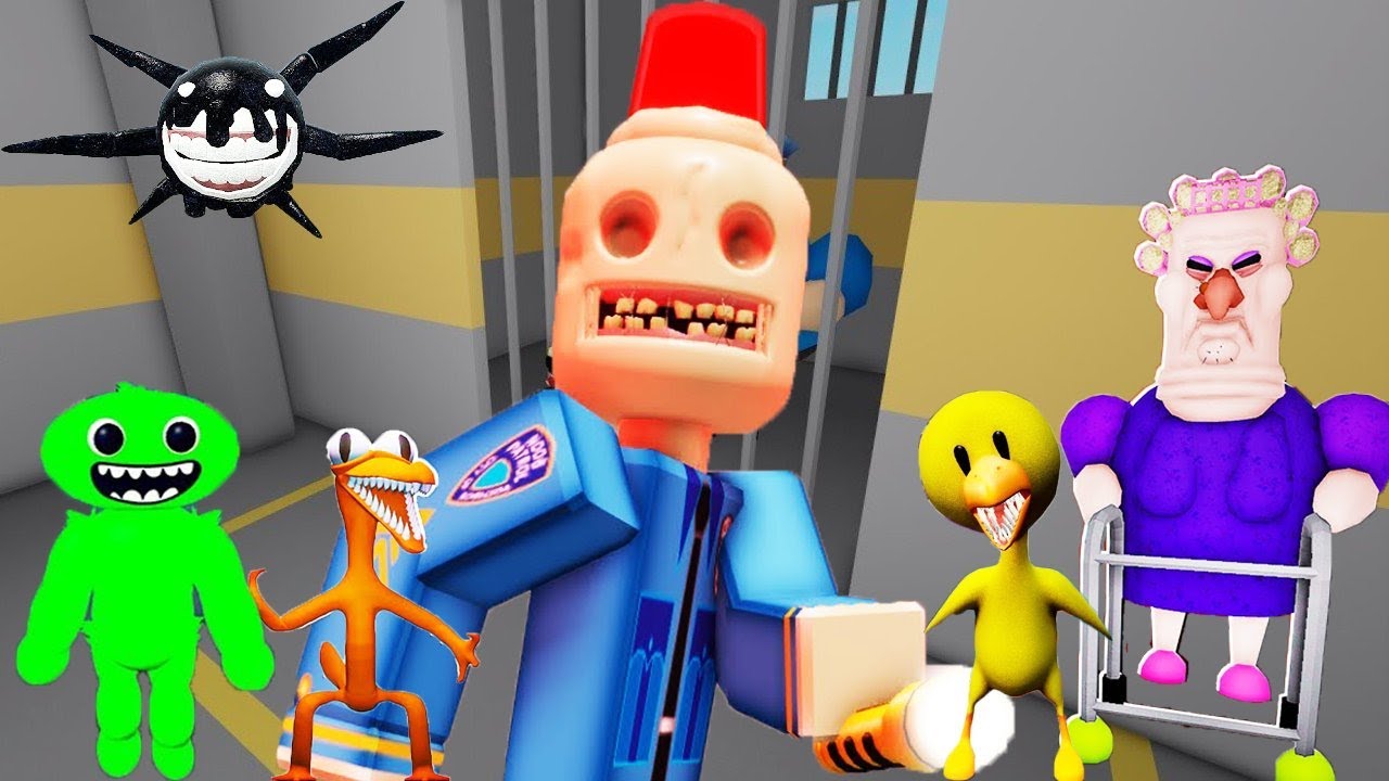 ROBLOX Scary Obby - The Carnival of Terror, Barry's Prison, DOORS, Evil ...