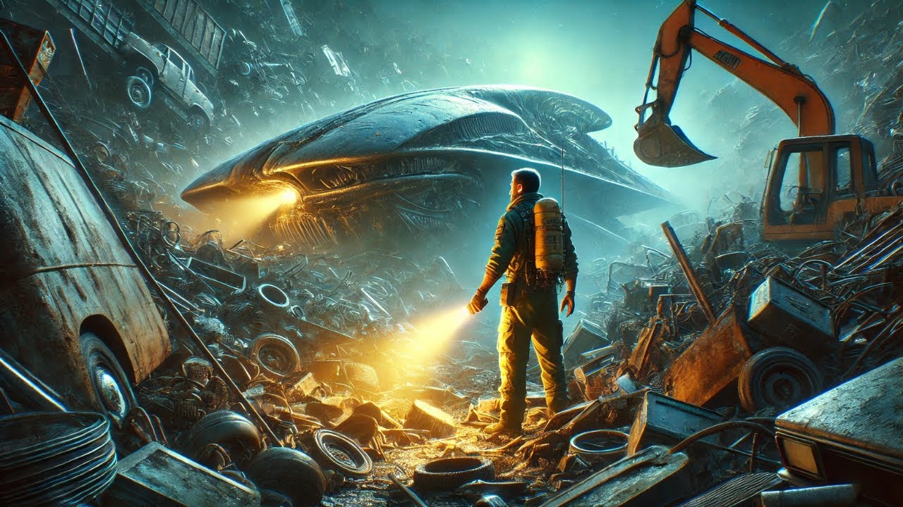 A Human Mechanic Finds an Alien Ship in a Junkyard—In Restoring It, He ...