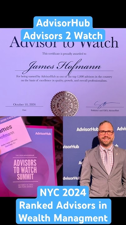AdvisorHub Advisors to Watch Summit 2024 in New York City. Top Advisors coming together to learn ...