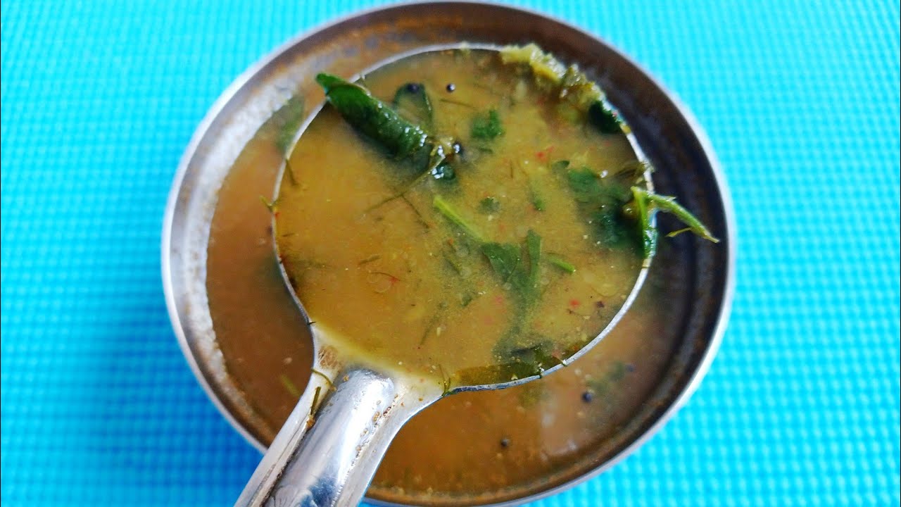 Bassaru Recipe / Dill Leaves Rasam / Coastal Food - YouTube