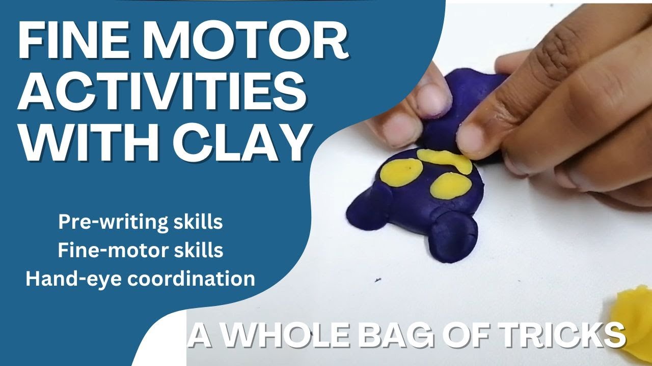 Fine motor activities with PlayDOH/Clay - Fine motor activities for pre ...