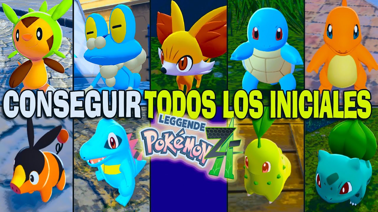 Cómo conseguir TODOS los INICIALES en Pokémon Legends ZA - YouTube