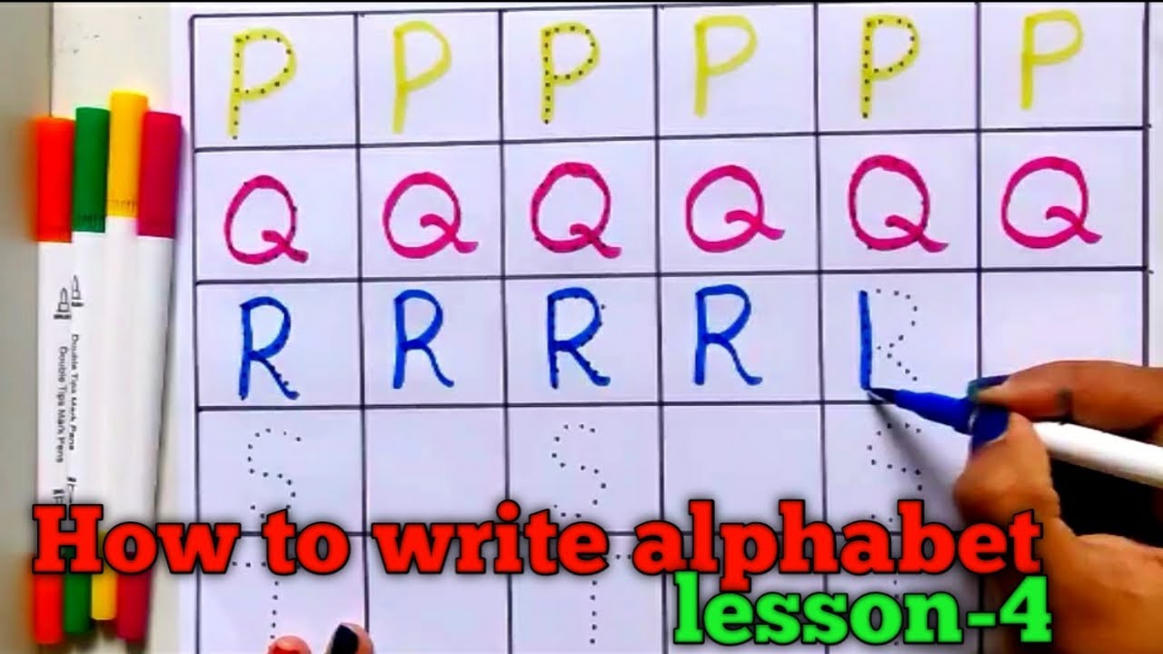English alphabet | how to write alphabet | abcd | alphabet tracing | # ...
