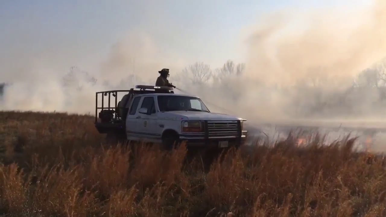 600 Acre Grassfire Near BlueJacket Oklahoma, 3-22-2018 - YouTube
