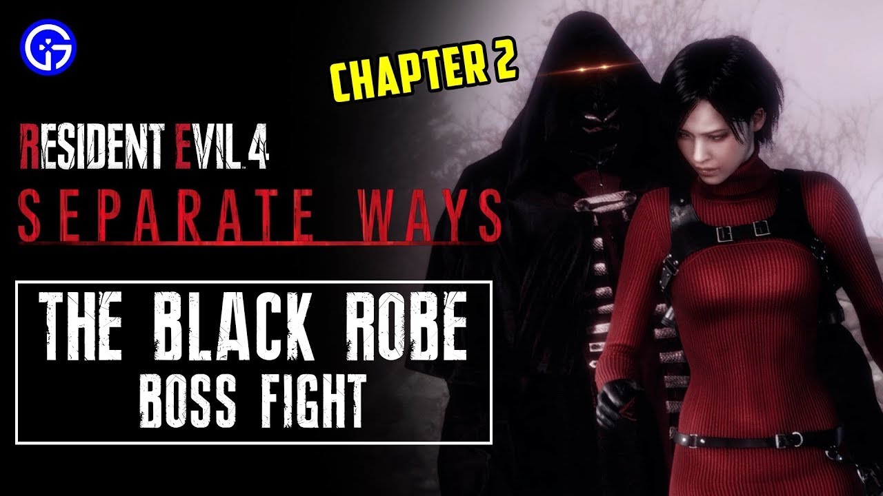 Black Robe Boss Fight I Separate Ways : Chapter 2 I Resident Evil 4 ...